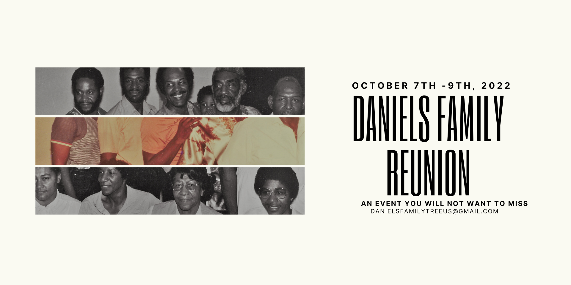 Daniels Family Reunion - Family tree